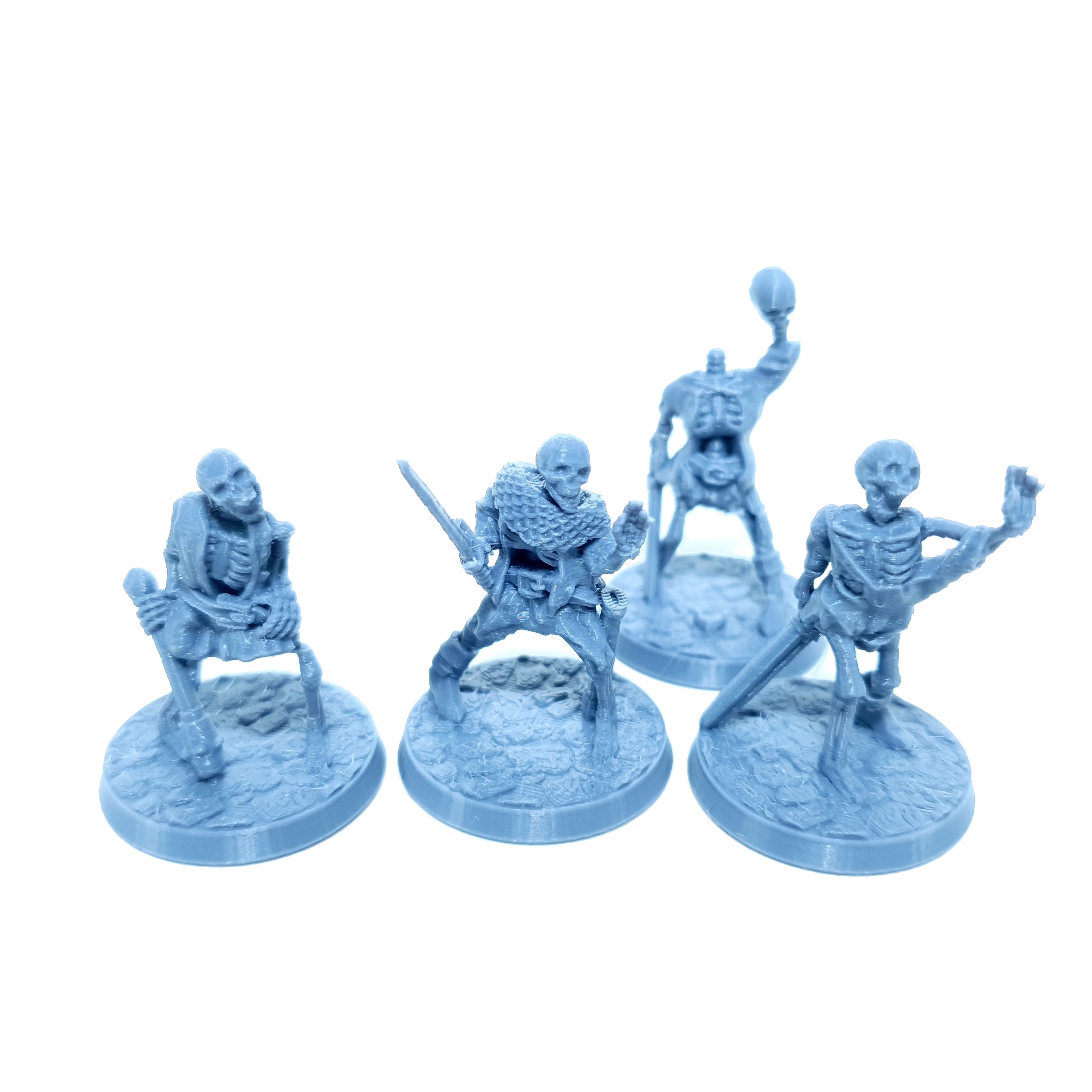 Tabletop Terrain Skelett Krieger | 28mm Fantasy Scenery für DnD, RPG u ...